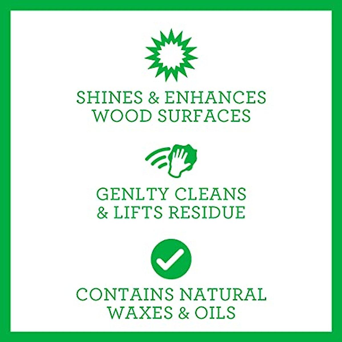 Trinova Wood Cleaner, Conditioner, Wax & Polish - Spray for Furniture & Cabinets - Removes Stains & Restores Shine - Wax & Oil Polisher - Works on Stained & Unfinished Surfaces - 18 fl oz