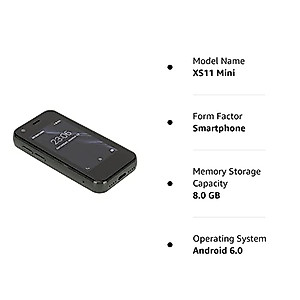 Dilwe XS11 Mini Smartphone for Kids, 3G 2.5Inch Student Pocket Cellphone WiFi GPS 1GB 8GB Quad Core Android Cell Phones, Great Kids and Students, 2MP/5MP Camera(2.5" Green)