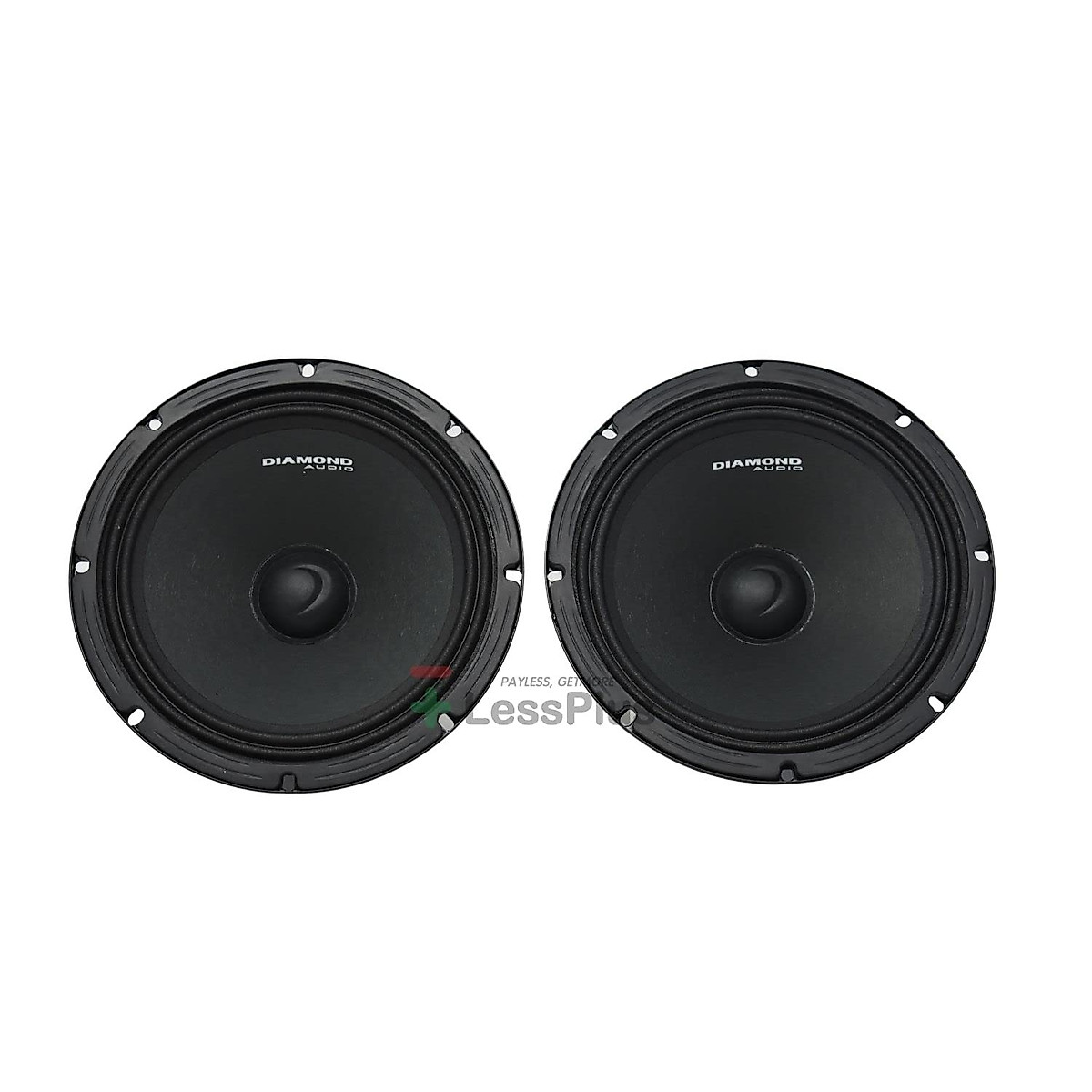 Diamond Audio High Output 8 Pro Speakers, 8 Inch Midrange Speakers, Motorcycle Speakers, Car Audio Speakers, 8 Inch Speakers