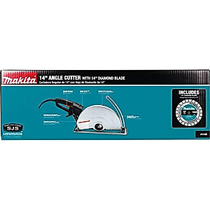 Makita 4114X 14" SJS™ Electric Angle Cutter, with 14" Diamond Blade