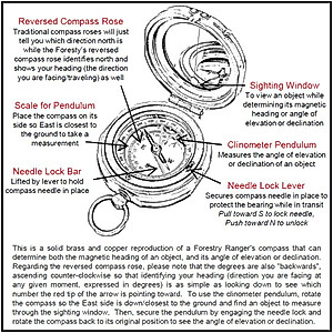 Premium Large Antique Brass Compass Gift for Men, Him, Son | Engraved Compass Personalized | Optional Laser Engraved Wood Box