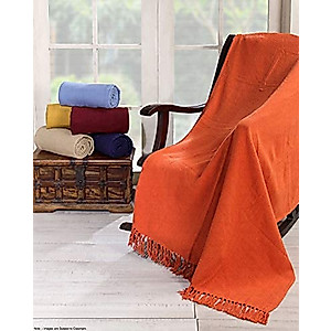 Cozy Home Collection, Luxurious Hand Woven Cozy Warm 100percent Combed Cotton All Season Fade Light Weight Fade Resistant Couch Chair Bed Decorative Throw Blankets Chevron 50Inx60In Set of 2 (Teal)