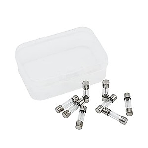 BBQ-PLUS T5AL250V Grill Fuses-8 Pcs Slow Blow Glass Fuses,Replacement Parts for Traeger, Pit Boss, Z Grills,Grilla Wood Pellet Grills