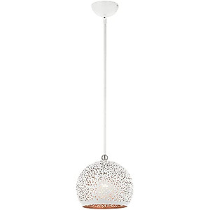 Livex Lighting 49181-03 1 Light White Pendant