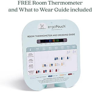 ergoPouch 3.5 Tog Jersey Sleeping Bag - Organic Cotton Baby Sleeping Bag, Made of Soft & Breathable Material (Oatmeal Marle, 8-24 months)