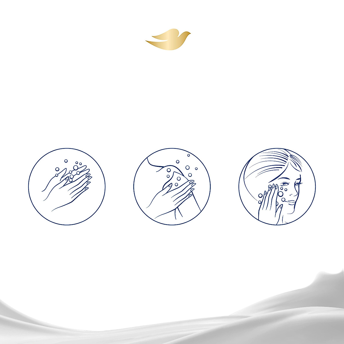 Dove Beauty Bar Gentle Skin Cleanser Moisturizing, Sweet Cream and Peony Scented, 3.75 oz, 8 Bars