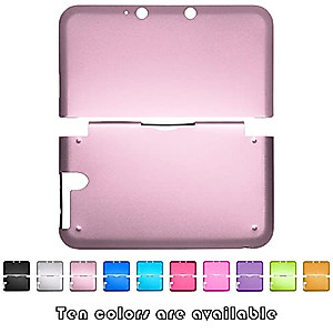 OSTENT Anti-shock Hard Metal Box Cover Case Shell for Nintendo 3DS XL LL (Pink)