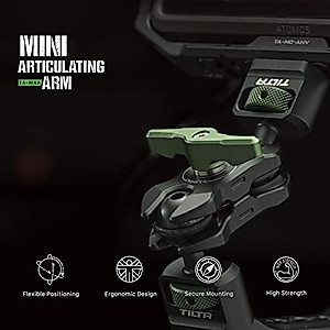 Tilta Mini Articulating Arm | Mount Camera Accessories with 1/4"-20 to 1/4"-20 (with Locating Pins) Connectors (Others Available Separately) | TA-MAA