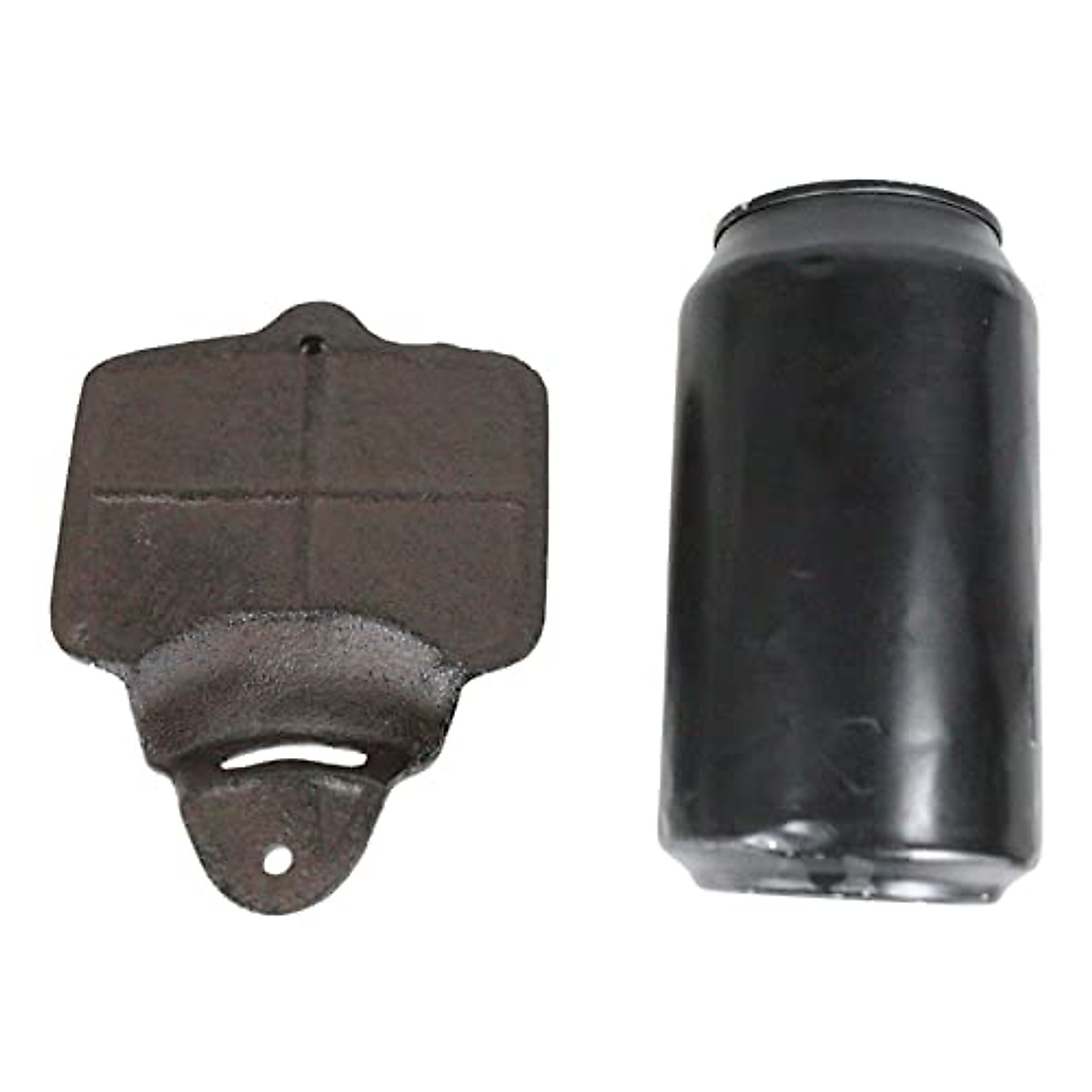 Ebros Gift Rustic Western Vintage Man Cave Open Here Cast Iron Rust Bronze Finish Metal Wall Soda Beer Bottle Cap Opener 5" High Home Office Cabin Lodge Country Ranch Home Party Accent (1)