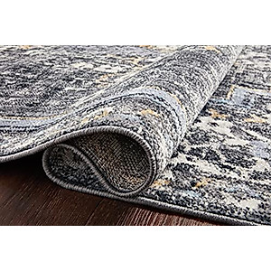 Loloi II Cassandra Collection CSN-02 Charcoal/Gold, Traditional 7'-10" x 10' Area Rug