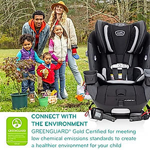 Evenflo All4One DLX 4-In-1 Convertible Car Seat (Kingsley Black)