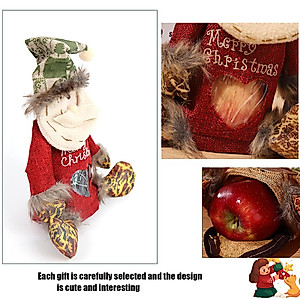 Christmas Gift Bags Zipper Design,Christmas Gift Doll Bags, Christmas Candy Bags, Christmas Bags with Drawstring,Christmas Gift Bags for Party and Festival (6pcs)