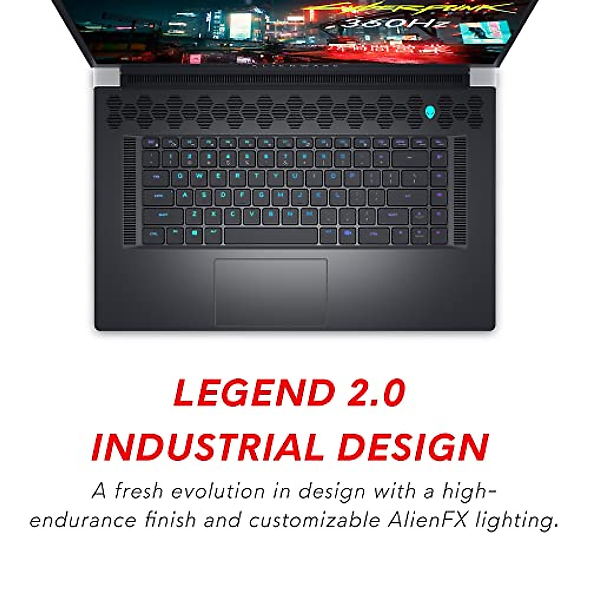 Alienware X17 R2 VR Ready Gaming Laptop - 17.3-inch FHD 360Hz 1ms Display, Core i7-12700H, 16GB RAM, 1TB SSD, NVIDIA GeForce RTX 3070Ti 8GB GDDR6, Bluetooth, Wi-Fi 6, USB-C, Windows 11 Home - White