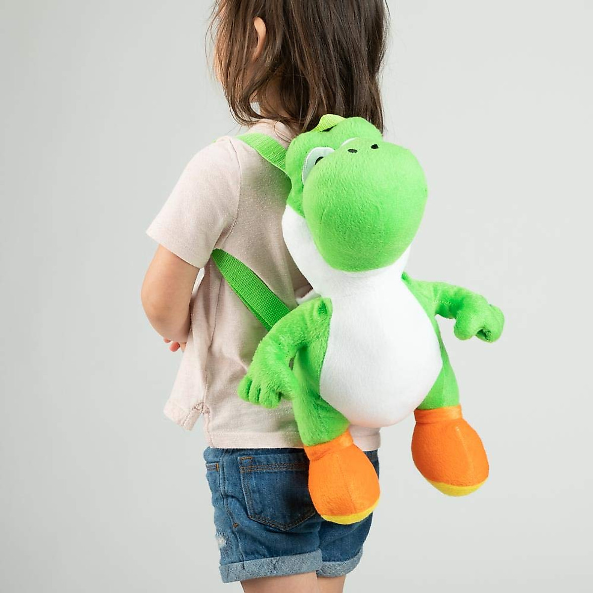 Seven Times Six Nintendo Super Mario Bros Yoshi 3D Plush Character Backpack