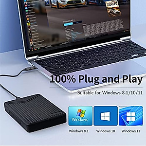 Hyper Base Mix 5T Game HDD, Retro Game Console Built-in 60649 Video Games, 75 Emulator Console, 3 Game System Retrobat/Launchbox/Playnite, SATA 3 to USB 3.0, Plug and Play Hard Drive for Win 8.1/10/11