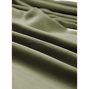 Dokotoo 2024 Stylish Women's Plus Size Wide Leg Palazzo Pants Spring Summer Lightweight Sport Elastic High Waist Yoga Pant with 2 Side Pockets for Women Green S