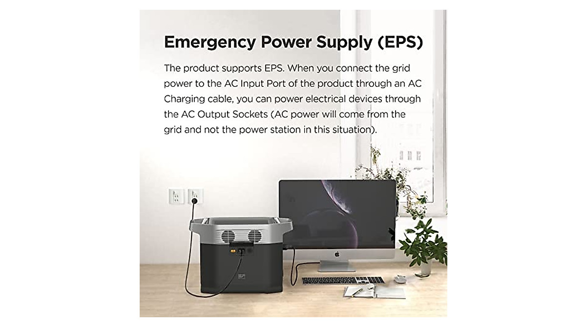 EF ECOFLOW Delta 1000 Portable Power Station for Emergency & Camping