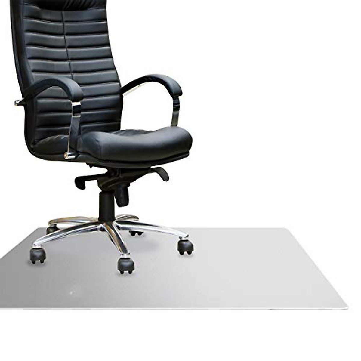 Floortex Extra Thick Heavy Duty Polycarbonate Chair Mat 35" x 47" for Hard Floors and Carpets