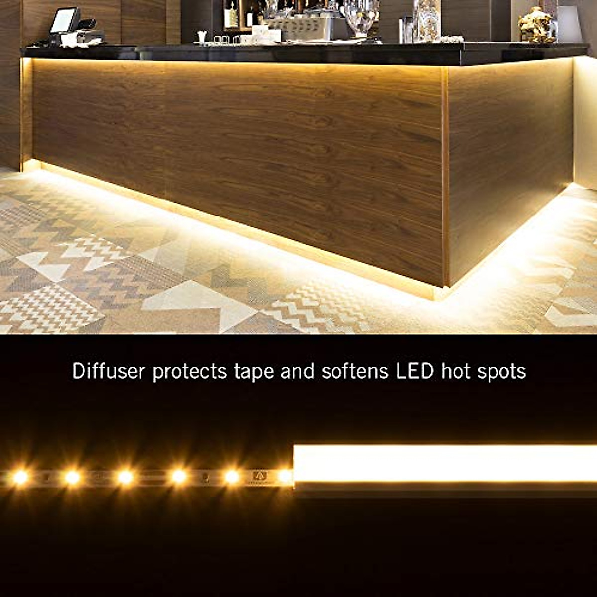 Armacost Lighting 960052 Recessed Mounting Channel, Aluminum