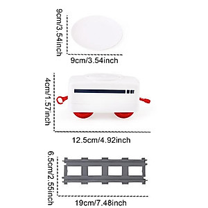 Rotating Sushi Toy, Electric Rail Train Set Children's Character Game, Train Orbiting Rotating Sushi Tray Home Rail Conveyor Sushi Display Table Rotating Table