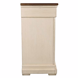 Signature Design by Ashley Bolanburg Farmhouse 9 Drawer Dresser with Dovetail Construction, Antique White, Weathered Gray