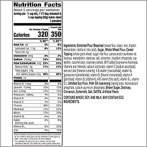 Betty Crocker Cinnamon Toast Crunch Pancake Kit, Baking Mix, 15.6 oz.