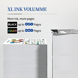 INKCLOUD Compatible Ink Cartridges Replacement for Canon PG-243 CL-244XL 243XL 244XL Black Color Combo for Cannon Pixma TS3122 MX490 MX492 TR4522 TR4520 MG2922 MG2520 Printer (1 Black,1 Tri-Color)