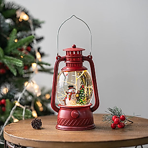 Christmas Musical Snow Globe Lantern