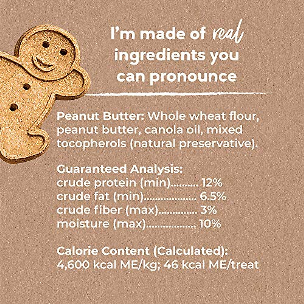 Buddy Biscuits Oven Baked Treats with Peanut Butter, Whole Grain - 16 oz. - Single Box (12500_Single)