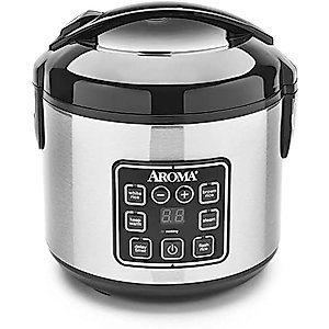 8 Cup Digital Cool-Touch Rice Cooker and Food Steamer, Stainless, ARC-914SBD (Renewed)