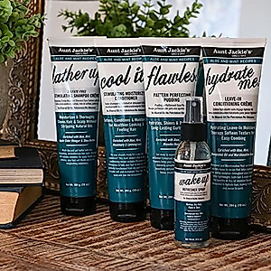 Aunt Jackie's Aloe & Mint Recipes Cool It! Stimulating Moisturizing Conditioner With Rosemary & Lemongrass for Softer, Healthier Looking Hair, 10 oz