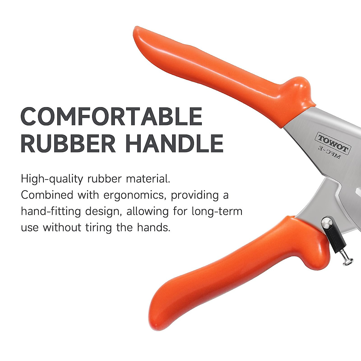 TOWOT Sharp Multi Angle Miter Shear Cutter, Adjustable at 45 To 135 Degree With Safety Lock Hand Tools for Cutting Plastic, PVC and Molding Trim