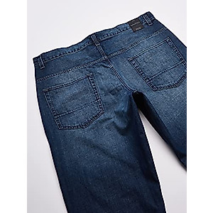 Nautica Men's Big and Tall Relaxed Fit Jean, Glacier Blue Wash, 56W x 32L