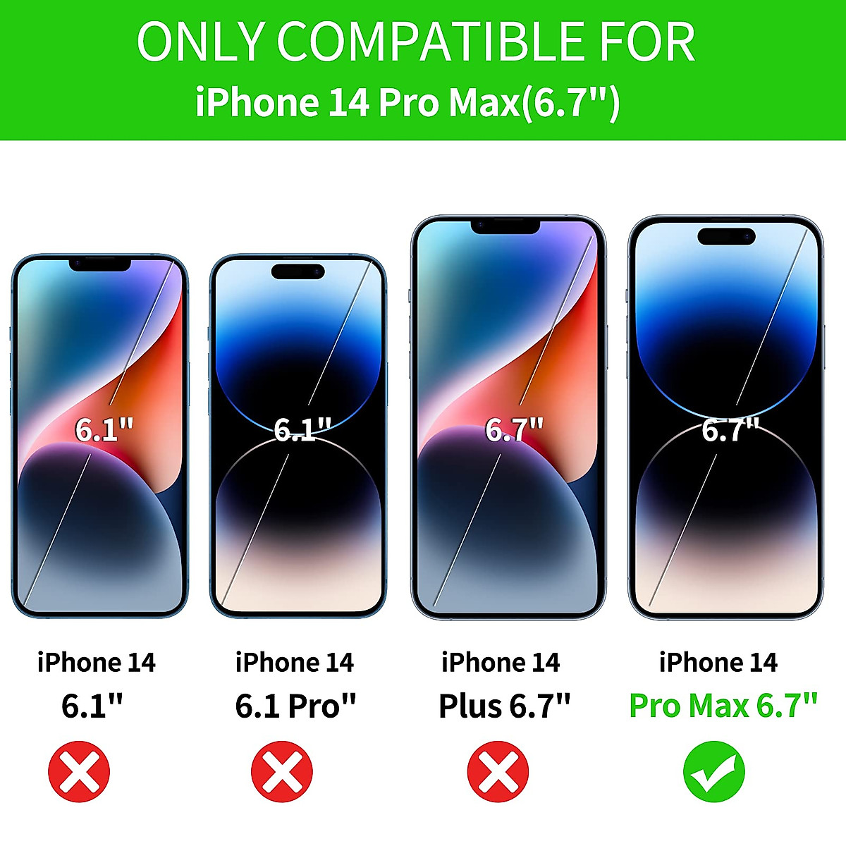 FYY Wallet Case for iPhone 14 Pro Max 6.7", PU Leather iPhone 14 Pro Max Case Wallet with Card Holder, iPhone 14 Promax Wallet Case with Stand and Note Pocket, iPhone 14 Pro Max 5G Leather Case Black