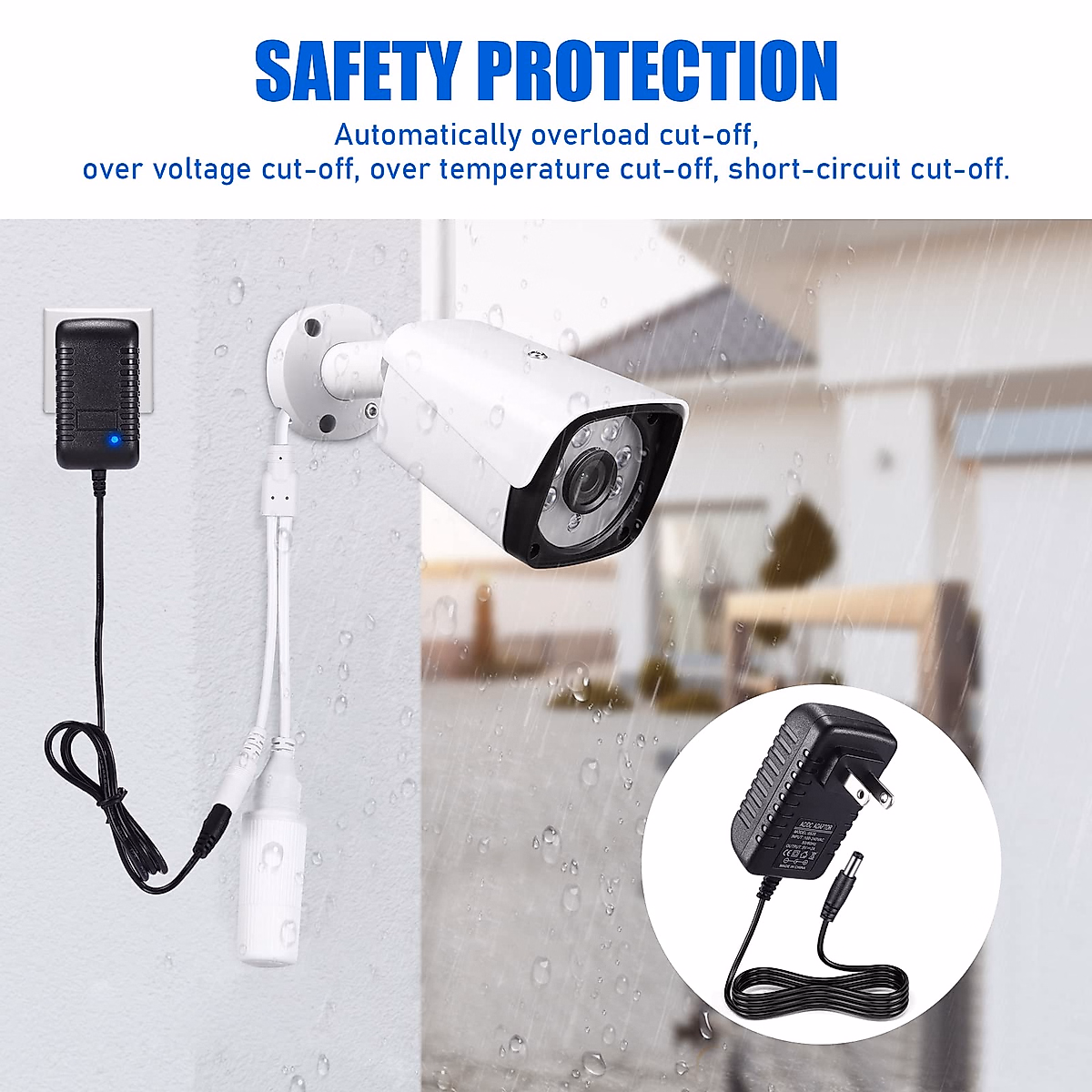 TOBWOLF 2PCS 5V 2A Power Supply Adapter, DC 5V 10W Switching Power Adapter, AC 100V-240V to DC 5 Volt 2 Amp Universal Switching Transformer, 5.5 x 2.5mm Plug for Router, CCTV Camera, Cordless Phone