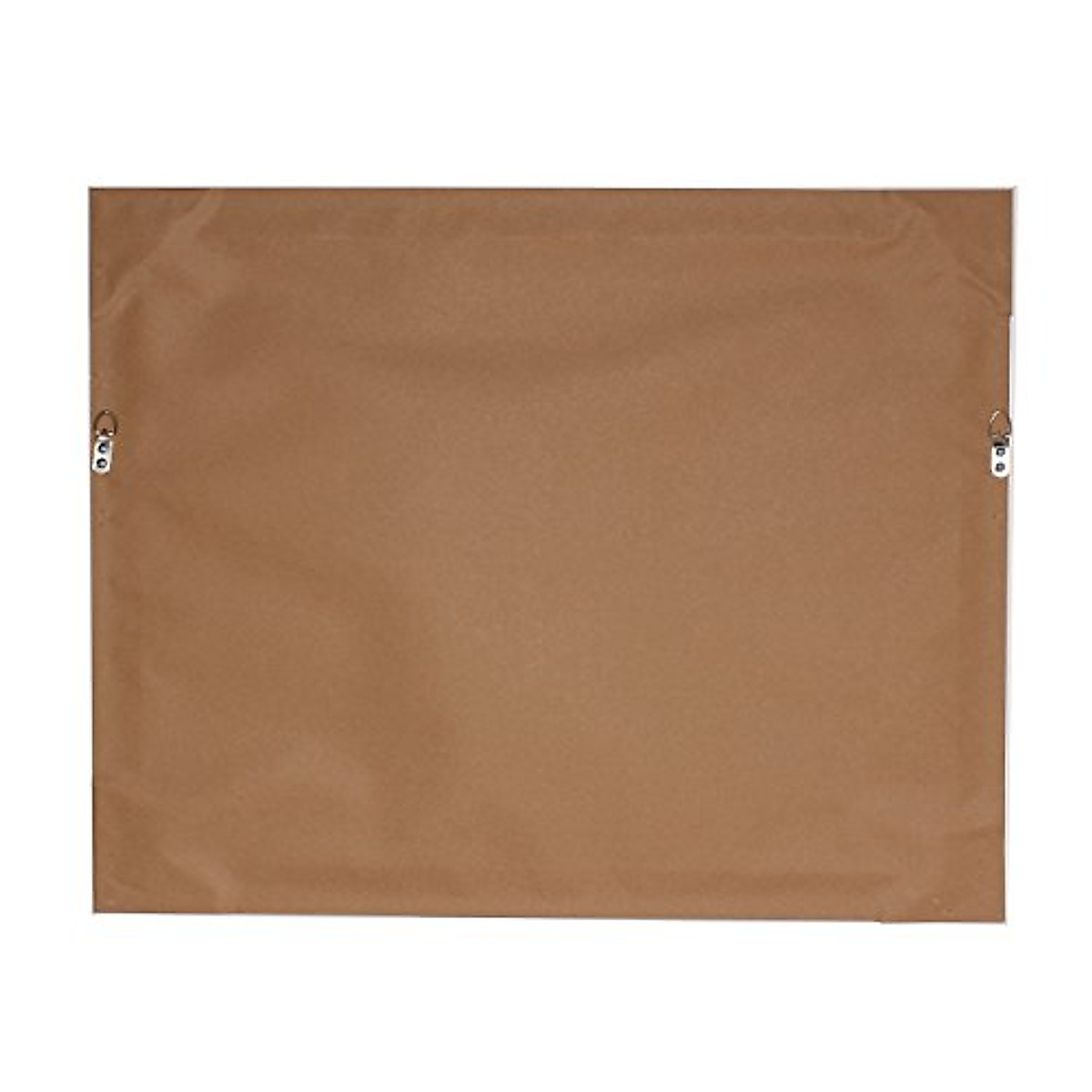 DesignOvation Beatrice Framed Magnetic Dry Erase Monthly Calendar, 23x29, Rustic Brown