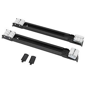 Heavy Duty Extensible Appliance Roller, Furniture Washing Machine Dolly 24 Wheels Easy To Move Load Bearing 300KG for Dryers(Black)