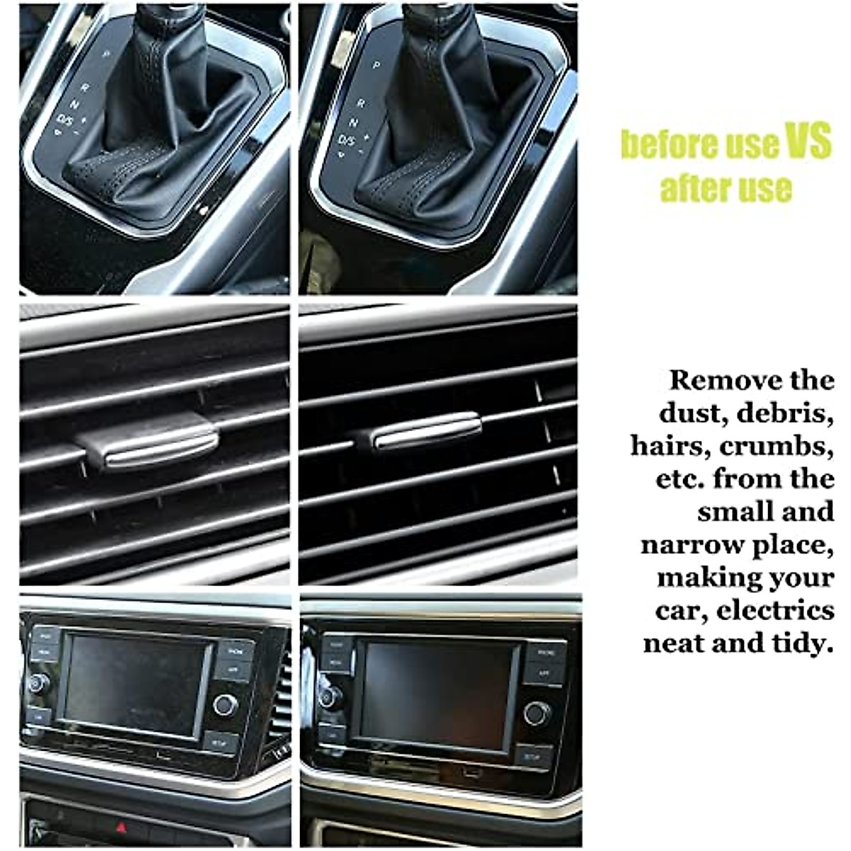 Car Cleaning Gel Keyboard Cleaner Car Detailing Putty Auto Slime Cleaning Goo Magic Dust Cleaning Tool for Keyboards, Car Vents, Cameras, Printers, Calculators, Screens