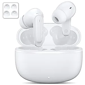 COOYA Wireless Earbuds Bluetooth 5.2 Headphones for iPhone 14 13 Pro Max 12 11 Noise Canceling Bass Stereo Wireless Gaming Headsets with Mic in-Ear Earphones for Samsung S23 S22 Ultra S21 S20 A53 A14