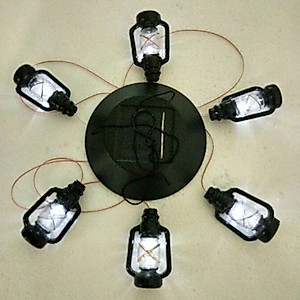 Color-Changing Solar Powered Lanterns Wind Chime Wind Moblie LED Light, Spinner Windchime Portable Outdoor Chime for Patio, Deck, Yard, Garden, Home(1Pcs)