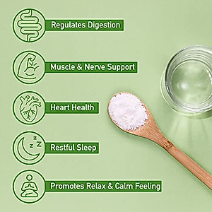 NaturalSlim Magicmag Pure Magnesium Citrate Powder – Stress, Constipation, Muscle, Heart Health, and Sleep Support | Natural Strawberry & Lime Flavored Magnesium Supplement - 8oz Drink Mix (Solo)