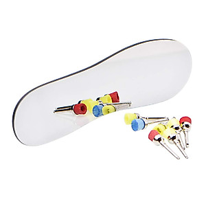 Angzhili 5Pcs/Set Intraoral Mirrors Dental Photography Mirrors Dental Reflector Mirror Glass Occlusal Mirror,Two-sided Orthodontic Mirror Dental Tool