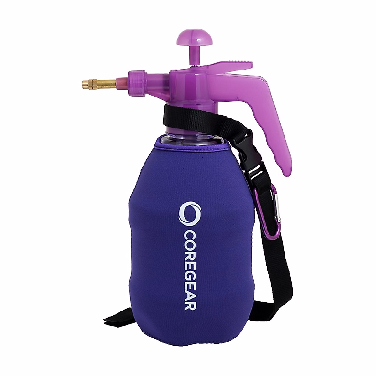 CoreGear (ULTRA COOL XL USA Misters 1.5 Liter Personal Pump Water Mister & Sprayer With Full Neoprene Jacket… (Purple)