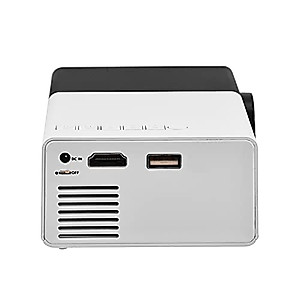Phone Projector High Peak Mini Space Black Mini Stylish Home Theater Portable Led Projector Projectors Multimedia Player Us Plug Black White (Black and White)