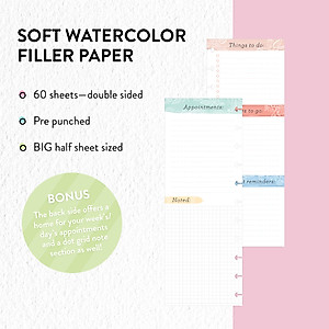 Me & My Big Ideas Planner SKN Big Fill, Soft Watercolor