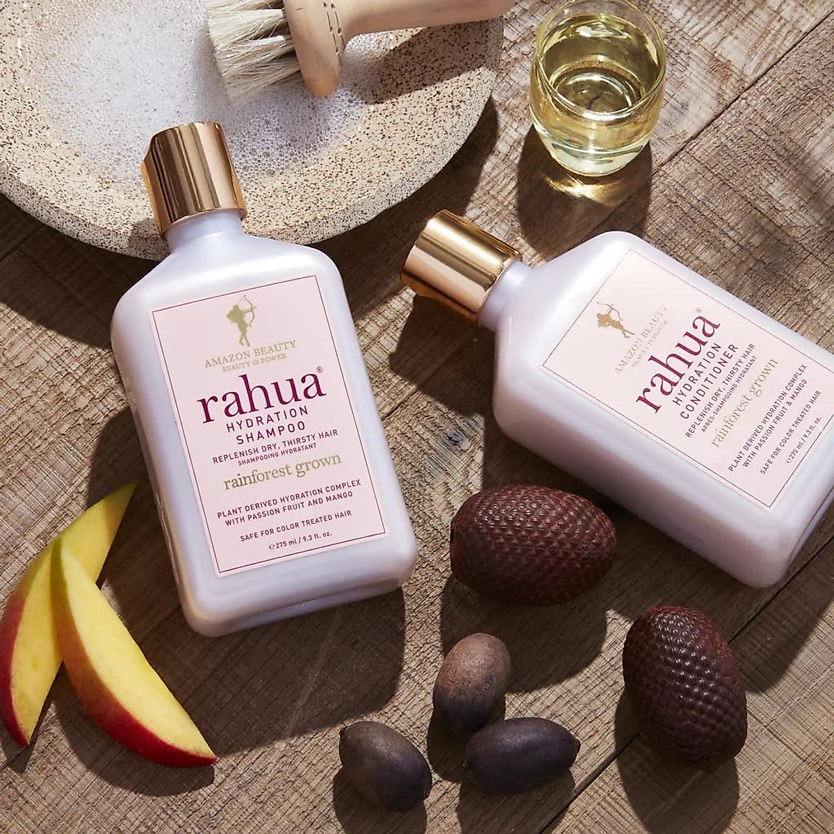 Rahua Hydration Essential Hair Care Set 9.3 fl oz, Shampoo and Conditioner Set, Leaves the Scalp Hydrated and Balanced and Hair Stronger, Healthier, Smoother and Shinier