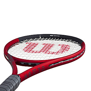 Wilson Clash 100UL v2.0 Tennis Racket, Carbon Fibre, Head-Light (Grip-Heavy) Balance, 281 g, 68.6 cm Length, Red/Black