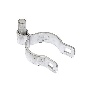 Chain Link Fence Gate Hinge Kit | Two 1 3/8" Female Hinges and Two 2 3/8" Male Hinges with Bolts and Nuts