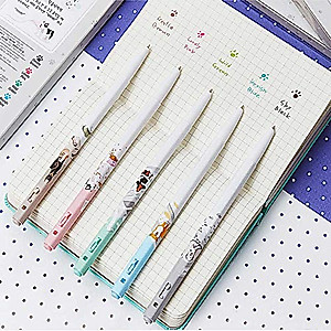 Monami 153 Puppy Ball Pen 0.5mm 1 Set 5 Color