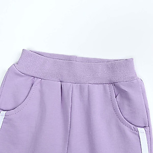 Kids Tales Baby Boys Girls Tracksuit Hooded Bear Ears Sweatsuit Outfit Set Long Sleeve Zipper Jacket + Sweatpants